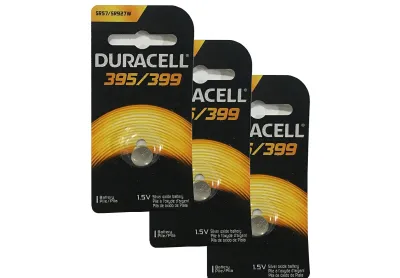 Duracell 395/399 1.5V Silver Oxide Button Battery (1 X 3 Pack)