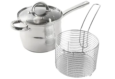 Oster Sangerfield 3.65-quart Stainless Steel Deep Fryer Set