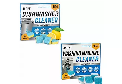 Active Washing Machine And Dishwasher Cleaner Bundle