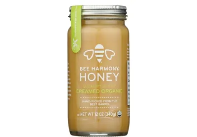 Bee Harmony Eucalyptus Raw Creamed Organic Honey (340g)
