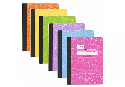 Mead Wide Ruled Pastel-Color Composition Notebooks 6-pack