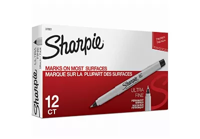 Sharpie Ultra Fine Black-Ink Permanent Markers 12-count