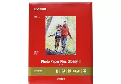 Canonink 8.5x11 Photo Paper Plus Glossy II 20-sheet