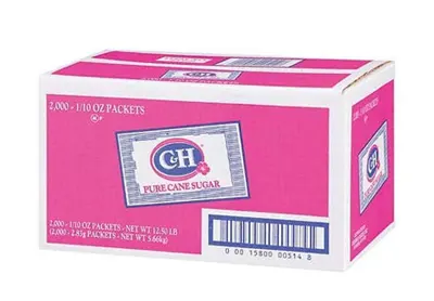 C&H Pure Cane Sugar Packets (2000 Count)