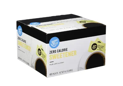 Happy Belly Zero Calorie Yellow Sucralose Sweetener Packets (400 Count)