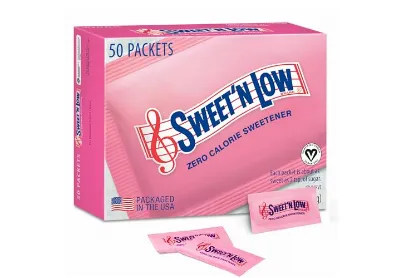 Sweet'N Low Zero Calorie Sweetener Packets (50 Count)