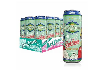 AriZona Fallout Red Apple Green Tea Energy Drink (650ml X 12 Pack)