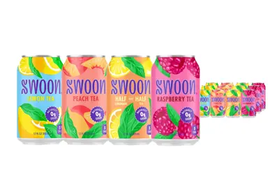 Swoon Zero Sugar Iced Tea 4-Flavor Variety Pack (355ml X 12 Pack)
