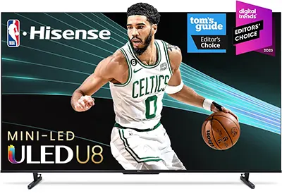 Hisense 55-inch U8 Series 4K ULED Mini-LED Smart Google TV